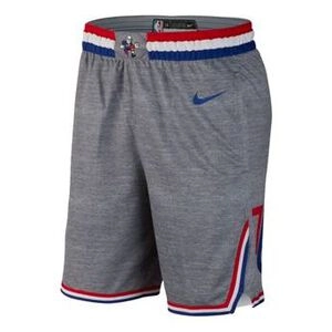 Nike Philadelphia 76ers Nba City Edition Swingman Shorts - Grey