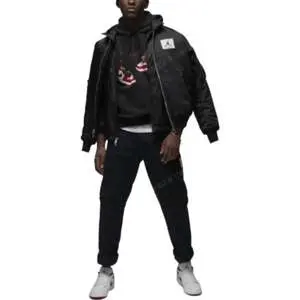 JORDAN Air Hoodie 1 Chicago Graphic Print