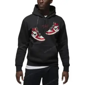 JORDAN Air Hoodie 1 Chicago Graphic Print