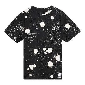 Nike Printing Short Sleeve 'splash White - Black