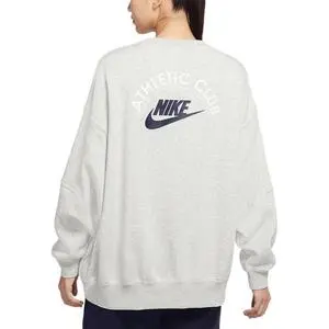 Nike Logo Alphabet Embroidered Fleece Pullover Hoodie