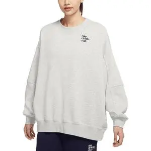 Nike Logo Alphabet Embroidered Fleece Pullover Hoodie