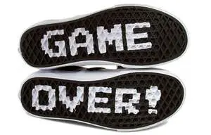 VANS Nintendo X Classic Slip-on 'zelda' Graphic Printed Sneakers - Black