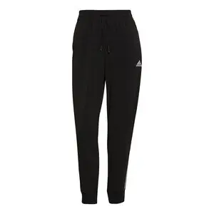 Adidas Essentials 3-stripes Tapered Pants - Black