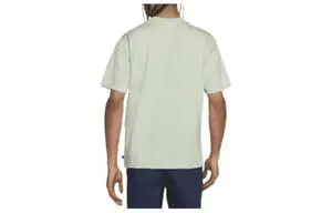 Nike Alphabet Printing Casual Short Sleeve Aqua Blue T-shirt