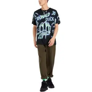 LI-NING X Disney Donald Duck Graphic T-shirt 'black