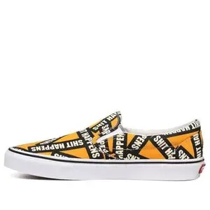 VANS Vans "Shit Happens" Classic Slip-On Sneakers Orange