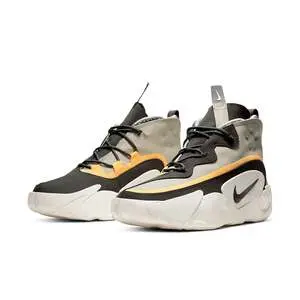 Nike React Frenzy The10th Mid Top Sneakers - Gray/black/orange