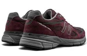 NEW BALANCE 990v4 Made In Usa Sneakers - Wine Red