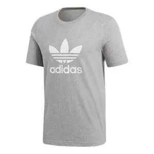 Adidas Originals Chest Logo Sports Short Sleeve - Gray