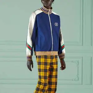 Gucci Wool Track Jacket 'blue