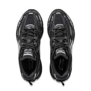 LI-NING Fuyao 2.0 Low Top Athletic Sneakers - Black/silver