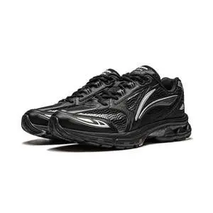 LI-NING Fuyao 2.0 Low Top Athletic Sneakers - Black/silver