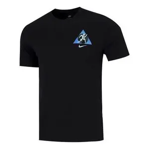 Nike Logo Printing Casual Short Sleeve Black T-shirt