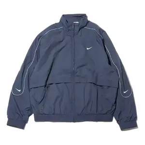 Nike Solo Swoosh Woven Track Jacket - Blue