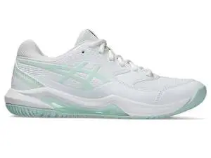 Asics Gel-dedicate Wide Sneakers - White/pale Blue
