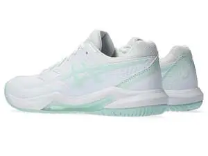 Asics Gel-dedicate Wide Sneakers - White/pale Blue