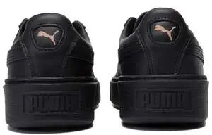 PUMA Basket Platform Metallic Rose Gold Sneakers