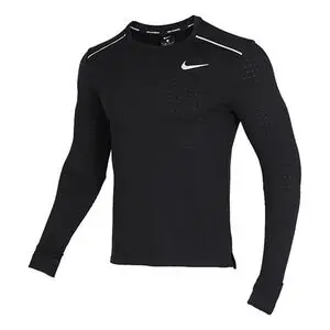 Nike As Nk Sphr Elmnt Top Crw Ls - Black