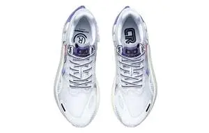 LI-NING Wind Range Essential Sneakers - White/purple/blue