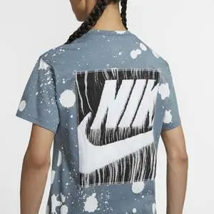 Nike Printing Short Sleeve 'splash Grey
