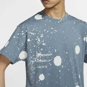 Nike Printing Short Sleeve 'splash Grey