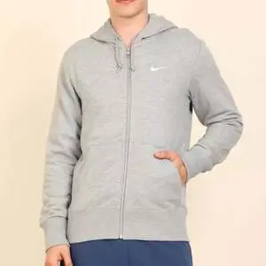 Nike Full Sleeve Solid Sweatshirt Gray - Grey