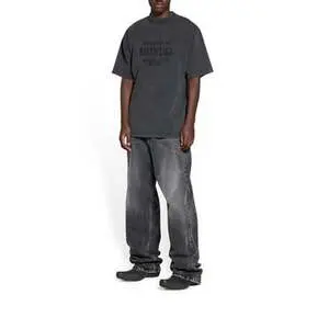 Balenciaga Property Vintage T-shirt Large Fit - Washed Black
