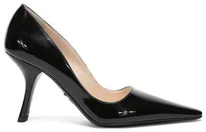 Prada Patent Leather High Heel Pumps - Black