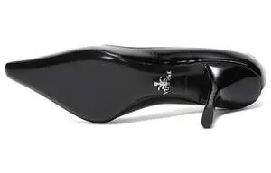 Prada Patent Leather High Heel Pumps - Black