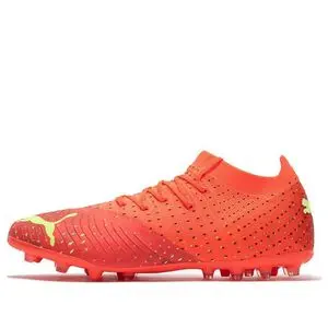 PUMA Future Z 3.4 Mg Athletic Soccer Cleats - Orange/yellow