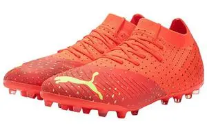 PUMA Future Z 3.4 Mg Athletic Soccer Cleats - Orange/yellow