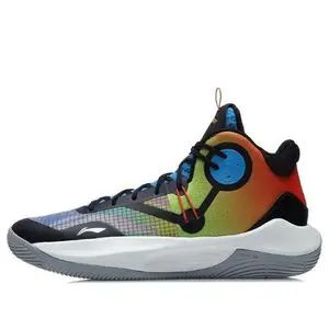 LI-NING Sonic Team Athletic Sneakers - Black/blue/orange