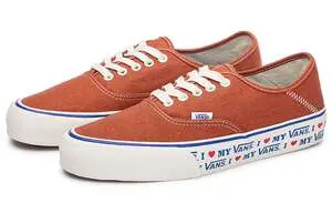 VANS Authentic Sf 'salt Wash' Sneakers - Orange