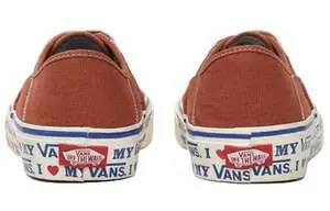 VANS Authentic Sf 'salt Wash' Sneakers - Orange
