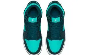 JORDAN 1 Retro High Hyper Jade Sneakers - Blue