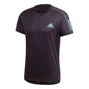 Adidas Own The Run Short Sleeve Performance Tee - Black