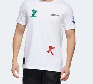 Adidas X Disney Goofy Sports Pattern T-shirt