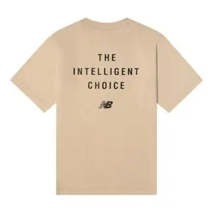 NEW BALANCE New Balance Sportswear Iu T-shirt Asia Sizing 'beige Black' Beige/black