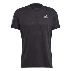 Adidas Own The Run Short Sleeve Performance Tee - Black