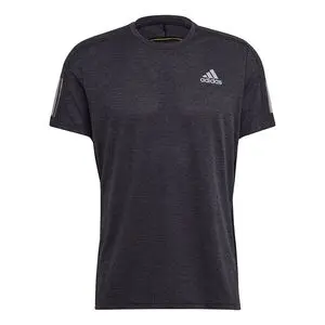 Adidas Own The Run Short Sleeve Performance Tee - Black