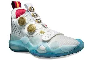 LI-NING Way Of Wade 'home Jersey Retirement' Sneakers - White/ice Blue/red