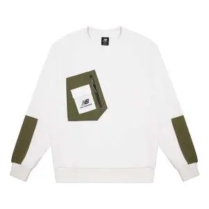 NEW BALANCE Splicing Knit Round Neck Pullover