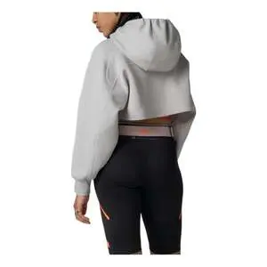 Adidas By Stella Mccartney Cropped Zip-up Hoodie