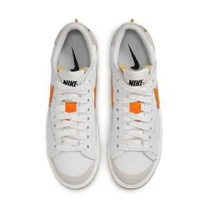 Nike Blazer Low '77 Jumbo Sneakers - White/orange/gray