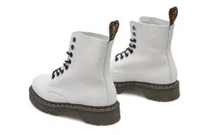 Dr. Martens 1460 Pascal Bex Pisa Leather Lace Up Boots - White