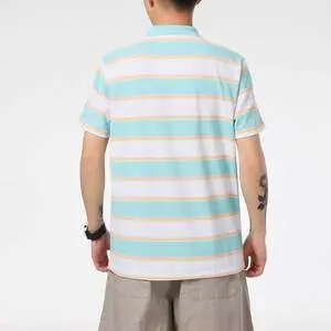 PUMA Downtown Stripe Polo Tee Shirt 'white