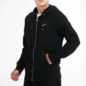 Nike Full-zip Hooded Jacket - Black