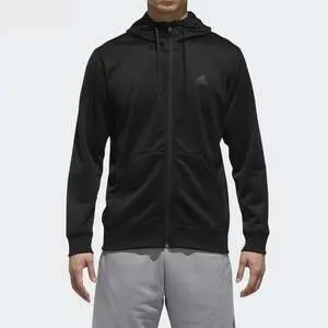 Adidas Hooded Zip-up Knit Track Jacket