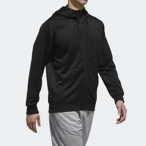 Adidas Hooded Zip-up Knit Track Jacket